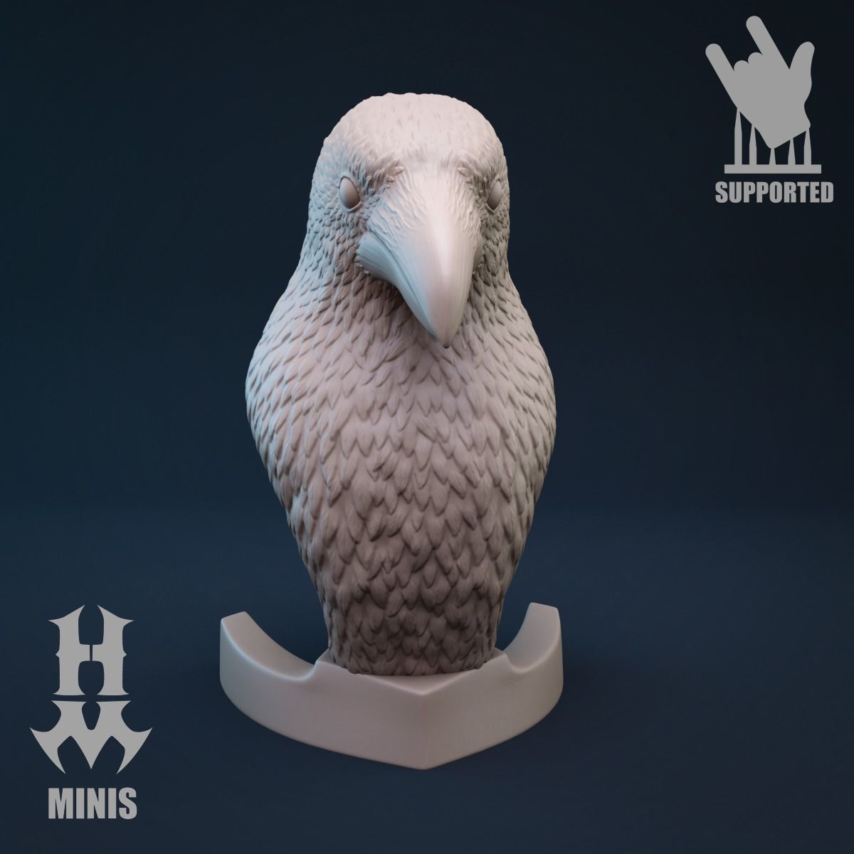 Raven 3D model 3D printable | CGTrader