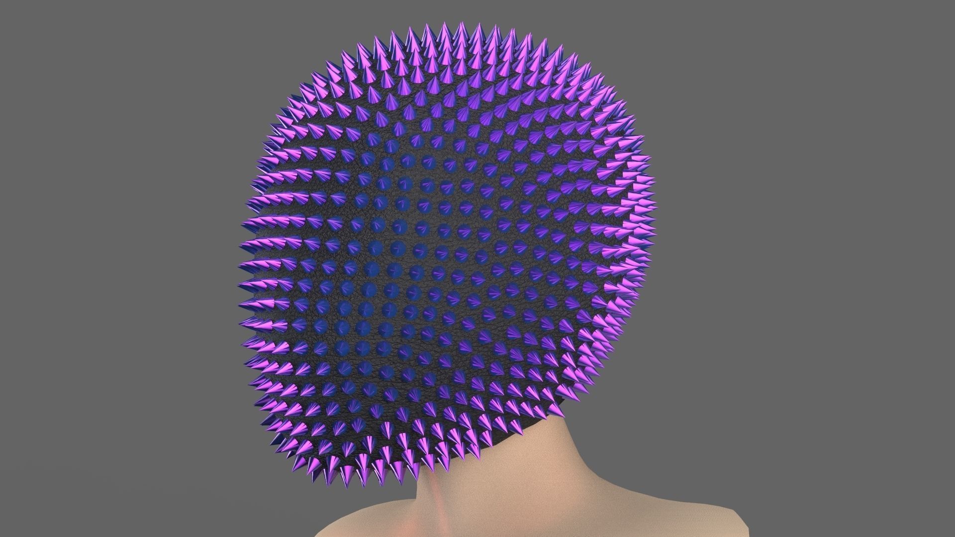 Spike Hood Mask Margiela style 3D model | CGTrader