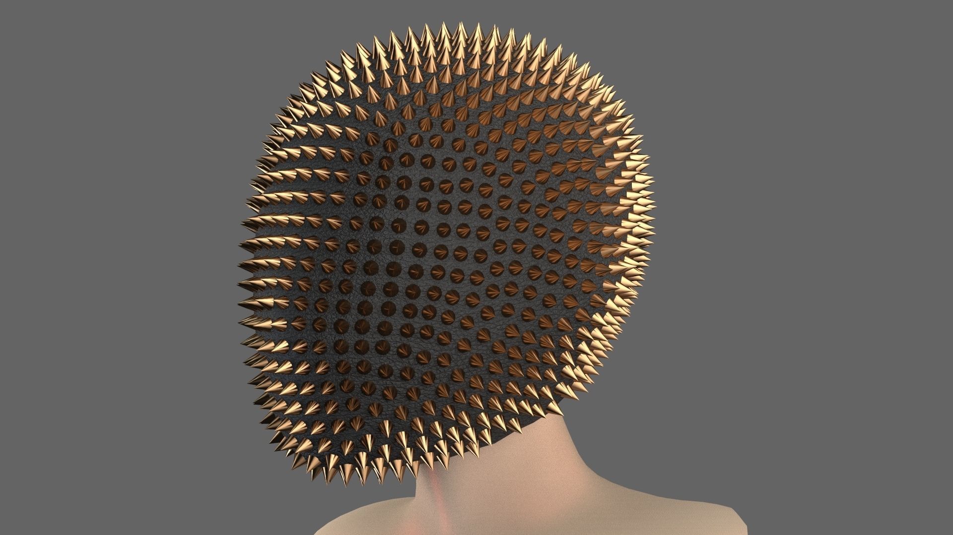 Spike Hood Mask Margiela style 3D model | CGTrader
