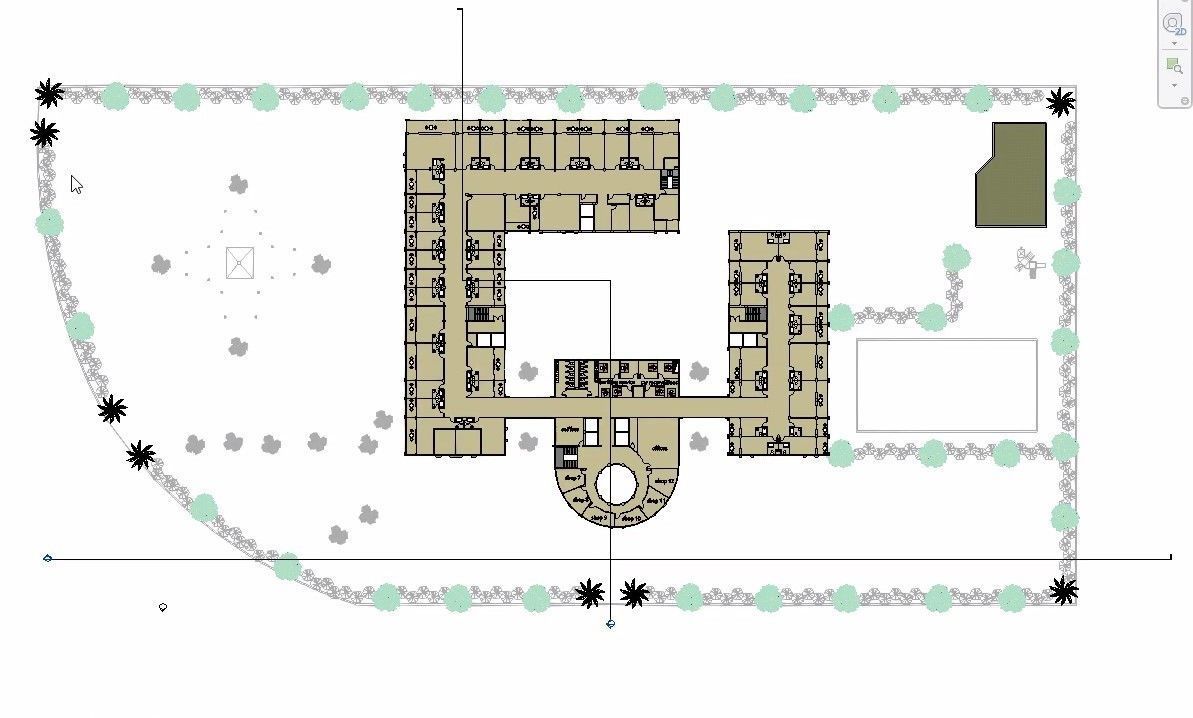 Hotel complete revit project p2 3D model | CGTrader