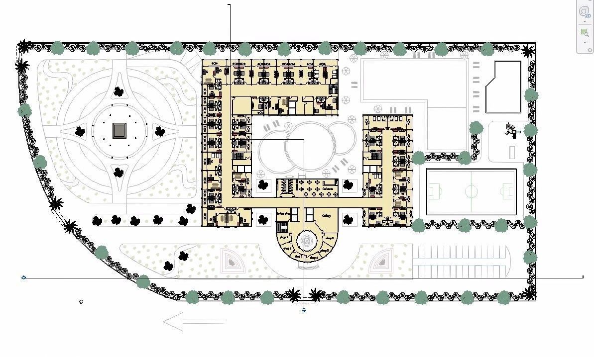Hotel complete revit project p2 3D model | CGTrader
