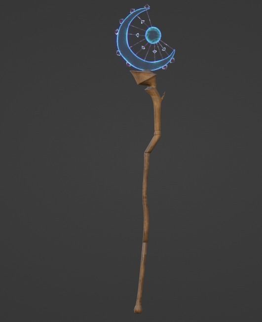 3D model Staff Set Animated VR / AR / low-poly | CGTrader