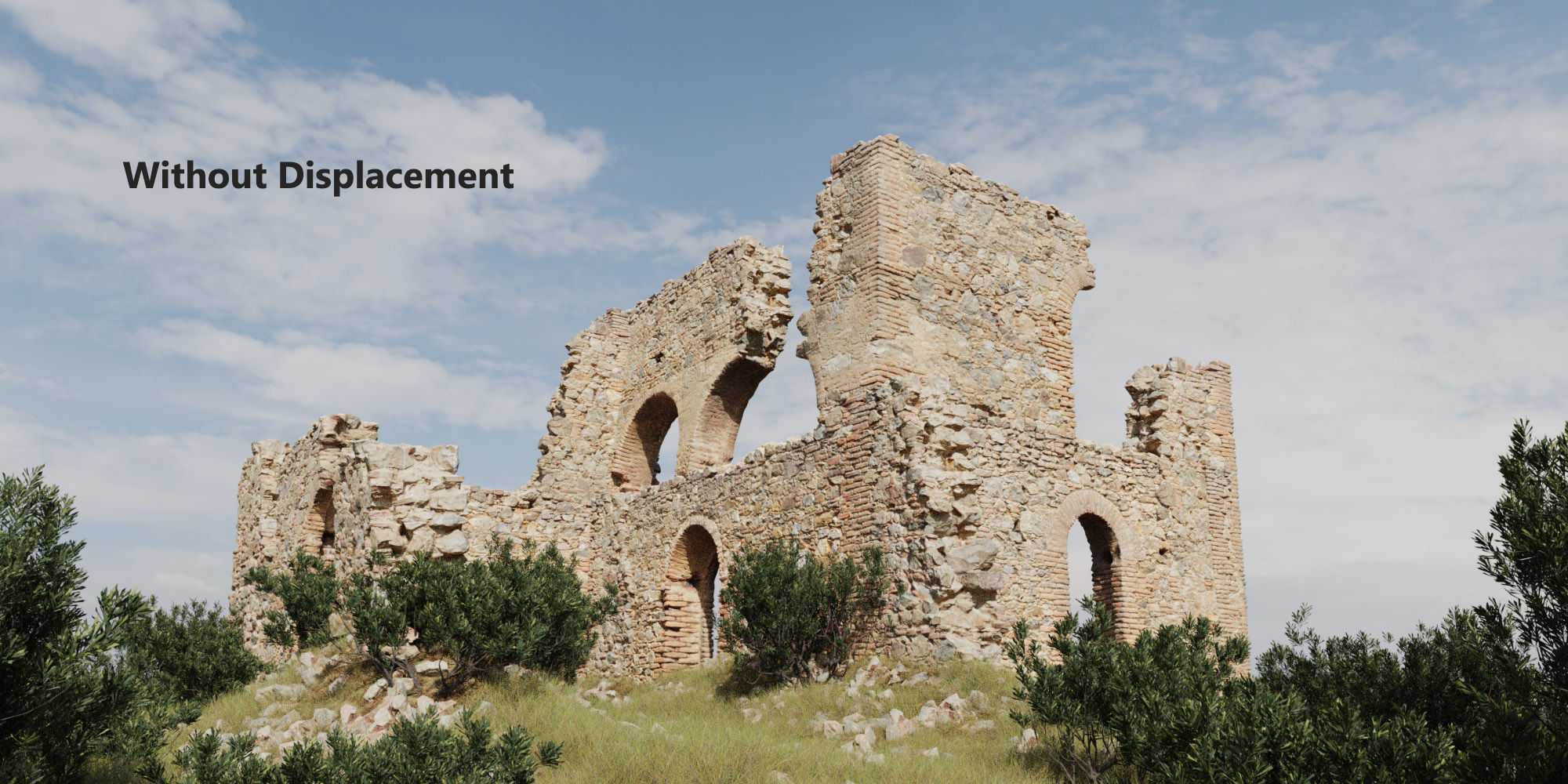 Modular Brick Stone Ruin Set Pbr Scan 3D model | CGTrader