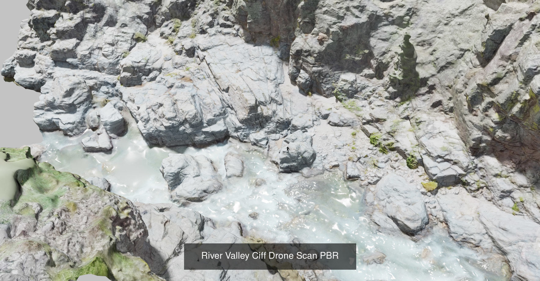 Cliff 3D Models in Pers Scan Collection VR / AR / low-poly | CGTrader