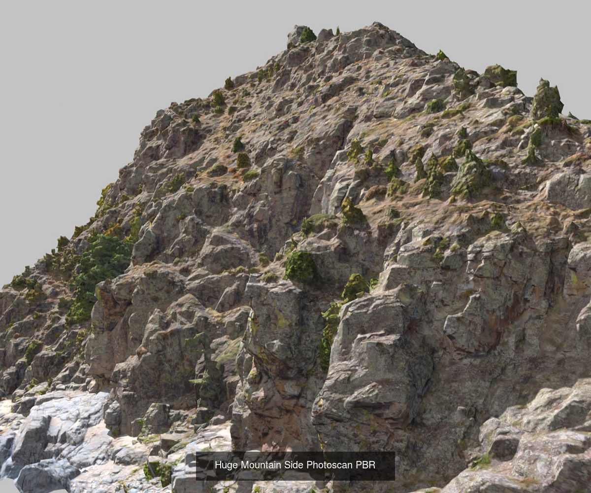 Cliff 3D Models in Pers Scan Collection VR / AR / low-poly | CGTrader