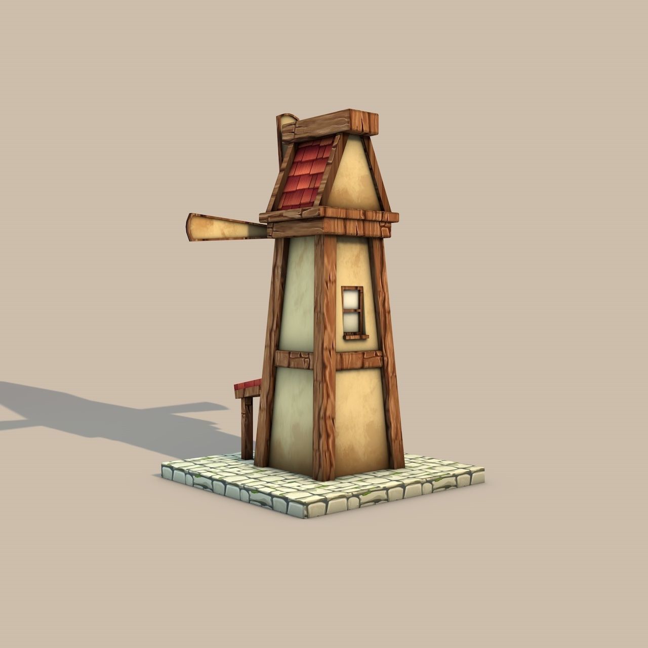 3D model Cartoon Fantasy Mill VR / AR / low-poly | CGTrader
