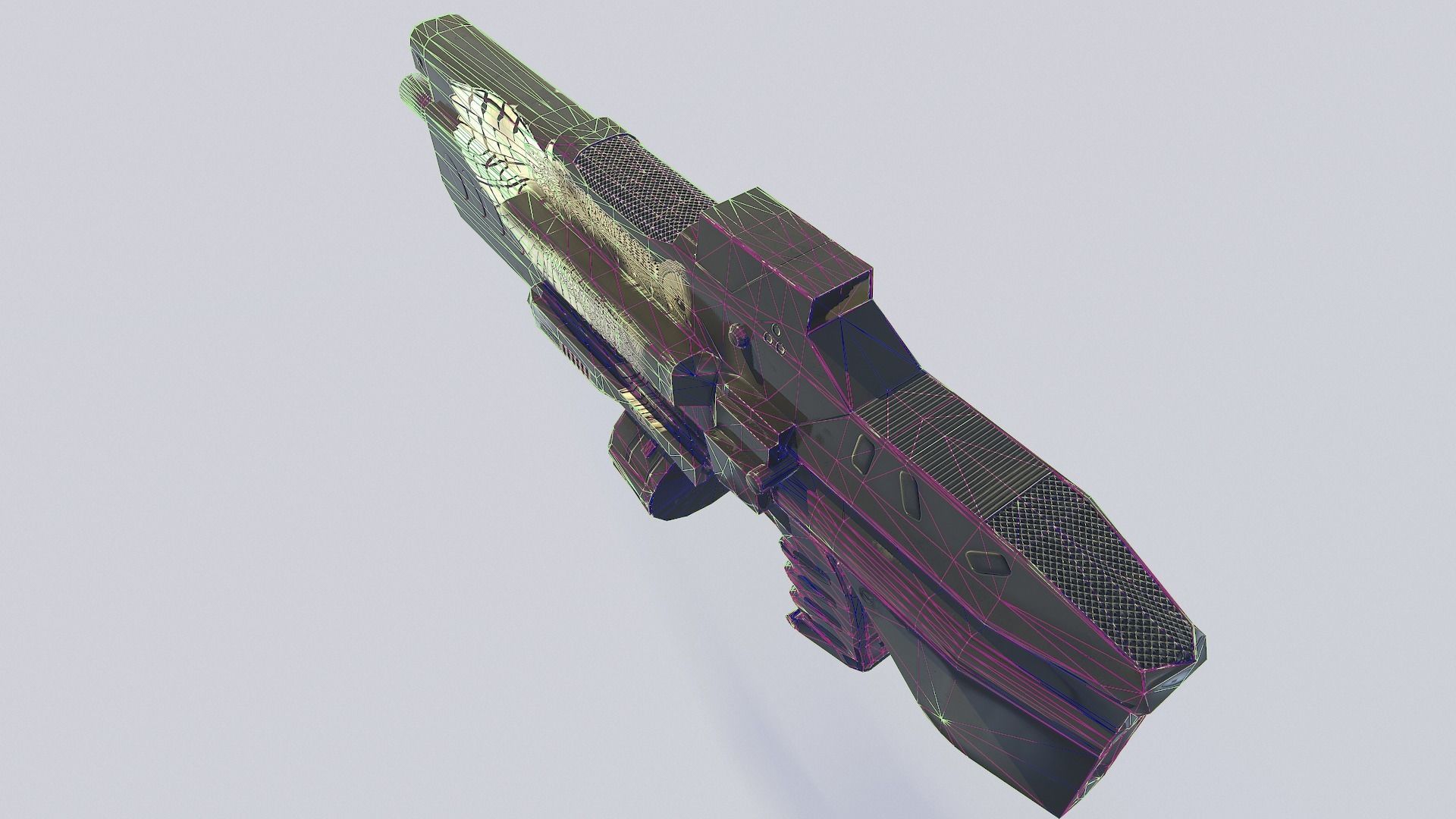 3D model Modern machine gun Owl VR / AR / low-poly | CGTrader