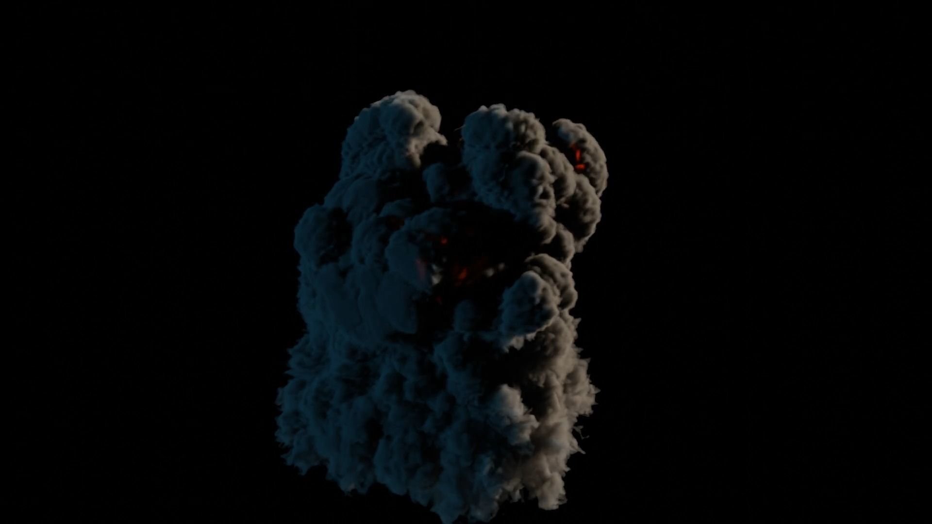 Explosion 3D model animated | CGTrader
