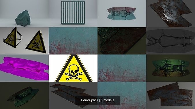 Horror pack 3D Model Collection | CGTrader