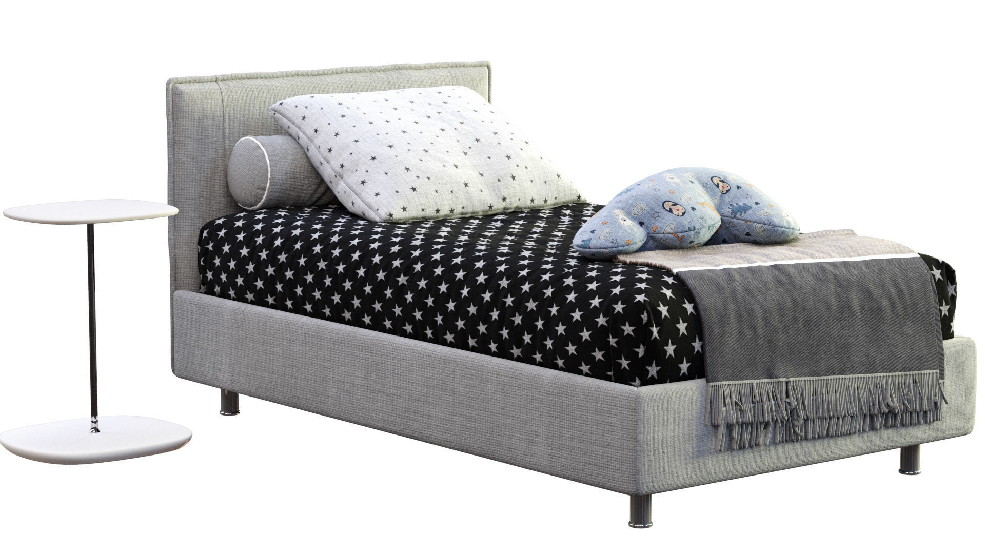 Paco Single Bed By Bonaldo 3D model | CGTrader