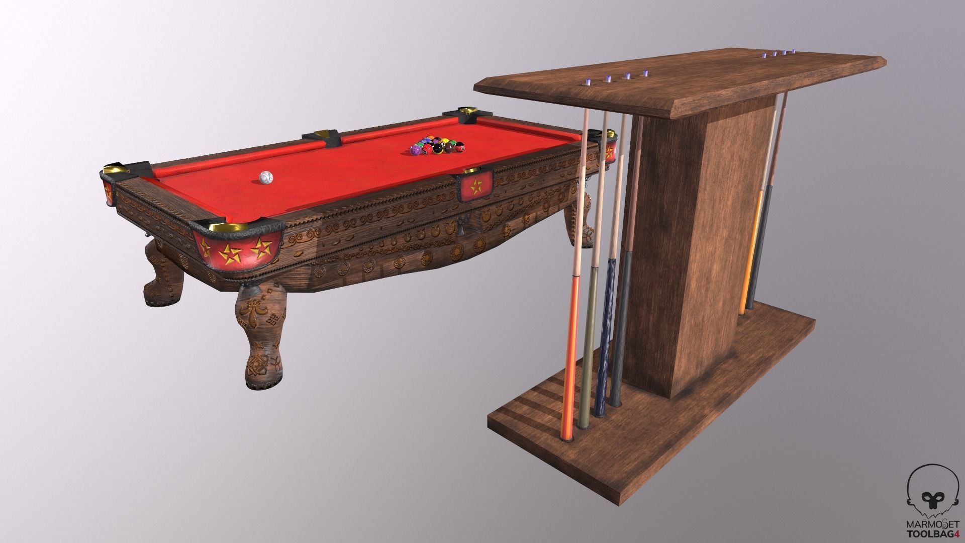3D model Billiard VR / AR / low-poly | CGTrader