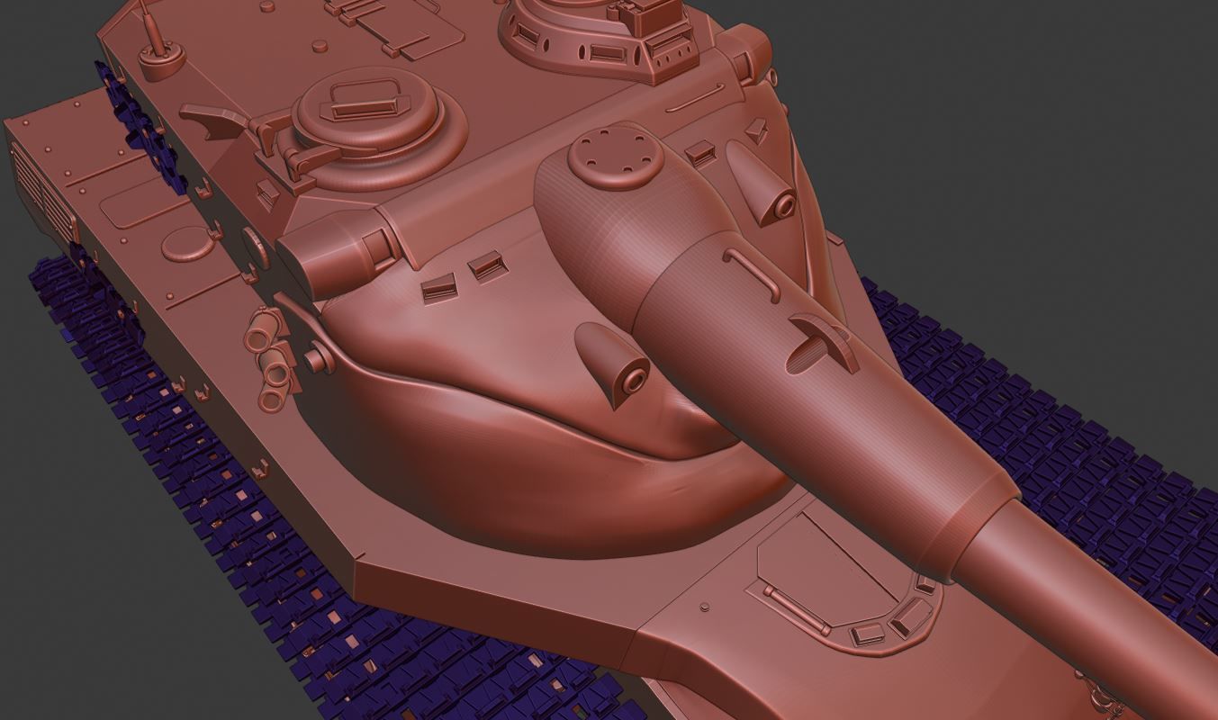 AMX 50B tanks 3D model 3D printable | CGTrader