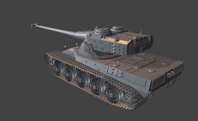 AMX 50B tanks 3D model 3D printable | CGTrader