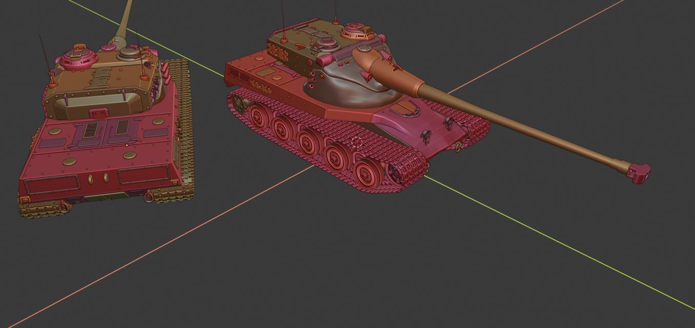 AMX 50B tanks 3D model 3D printable | CGTrader