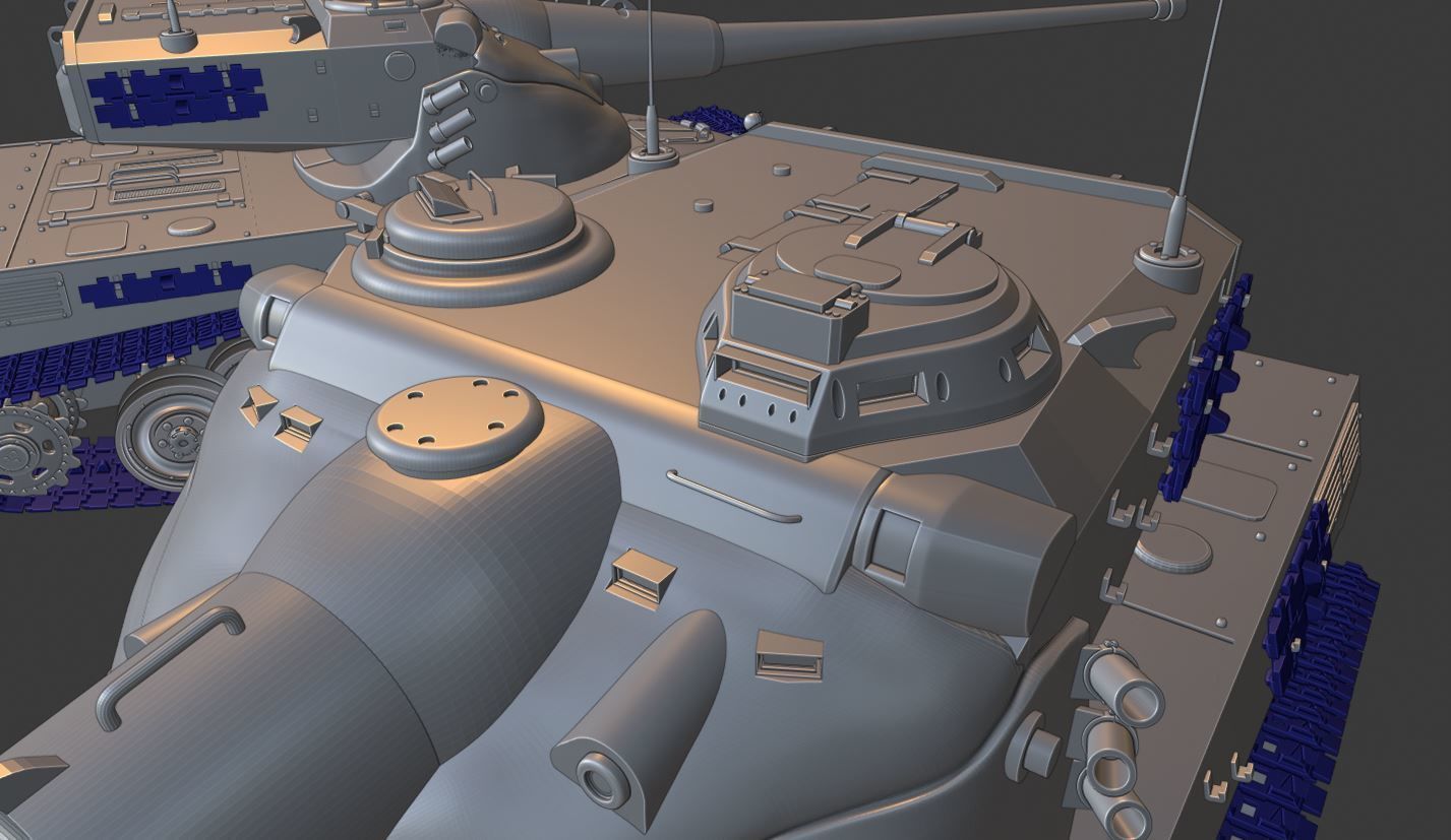 AMX 50B tanks 3D model 3D printable | CGTrader