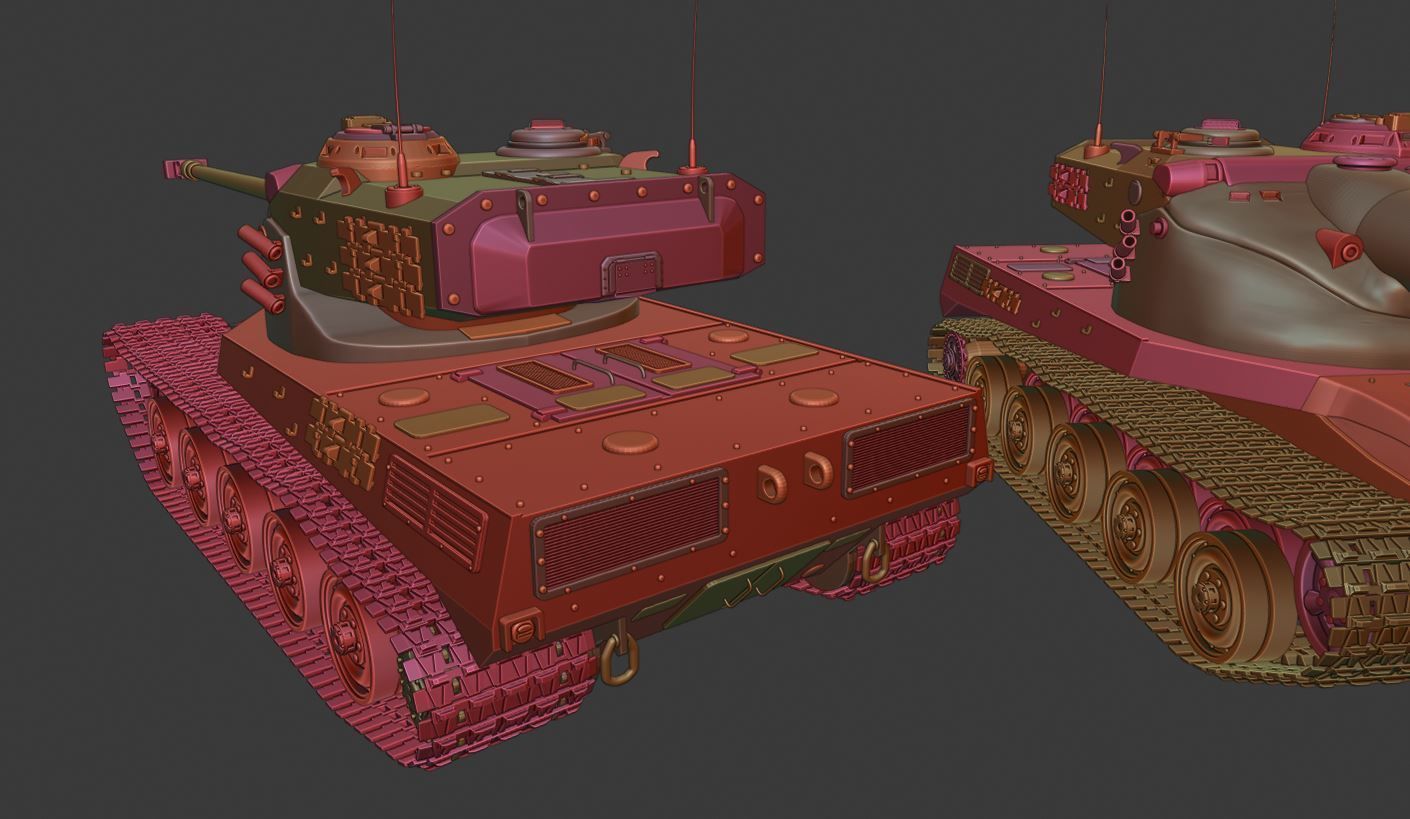 AMX 50B tanks 3D model 3D printable | CGTrader