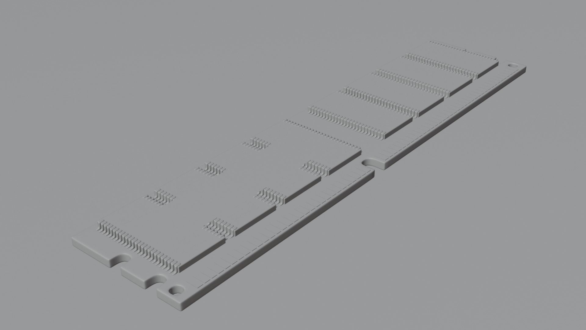 3D model DDR4 RAM DIMM Module VR / AR / low-poly | CGTrader