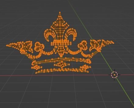 Gold Crown Logo 3D model | CGTrader