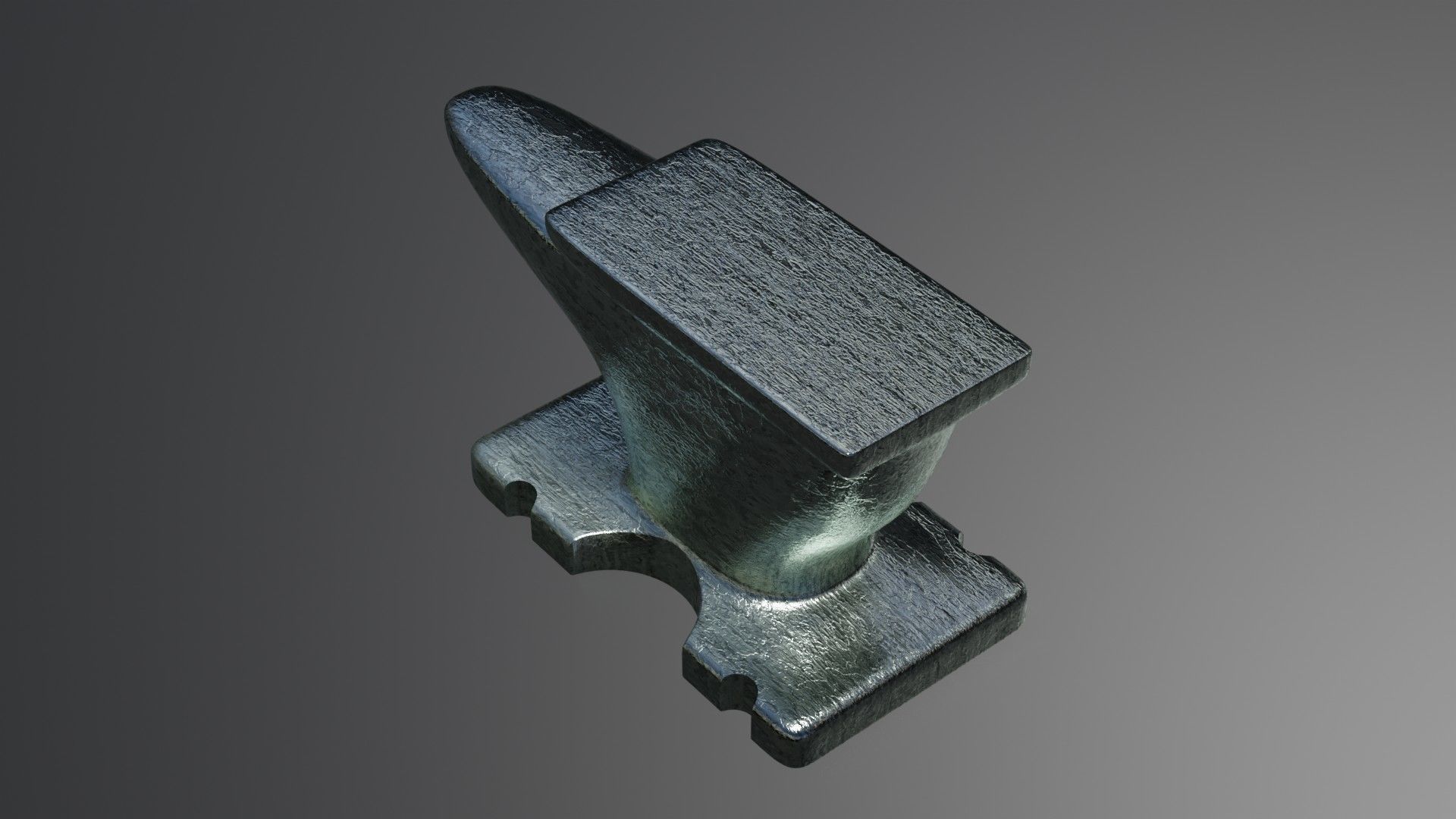 Cast Iron Hobby Anvil 3D model | CGTrader