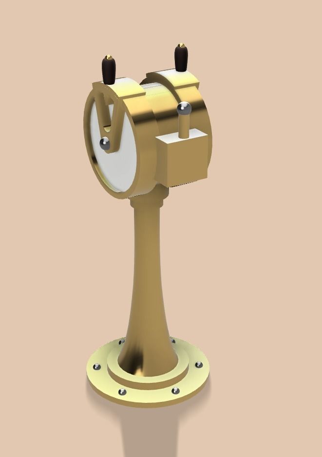 engine order telegraph 3D model 3D printable | CGTrader