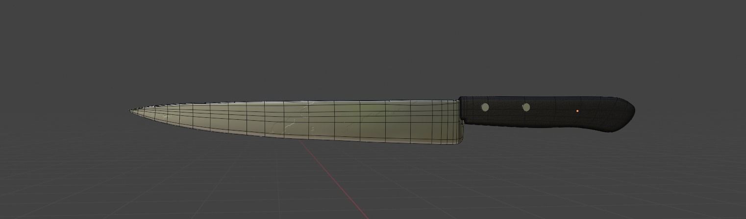 Kitchen knife free 3D model | CGTrader