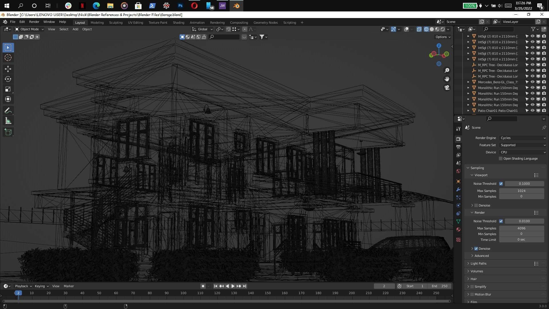 3D model Flat-Roofed One-Story Building VR / AR / low-poly | CGTrader
