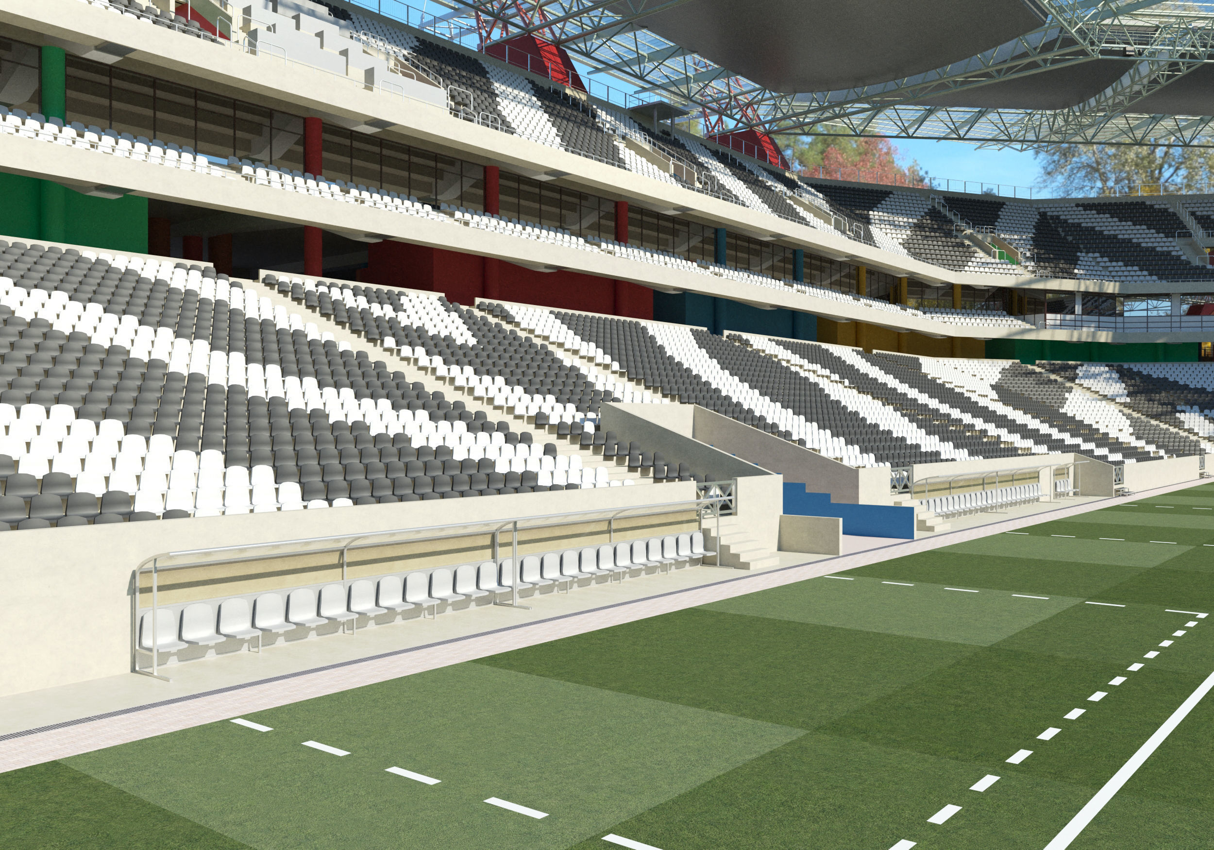 Mbombela stadium 3D model | CGTrader