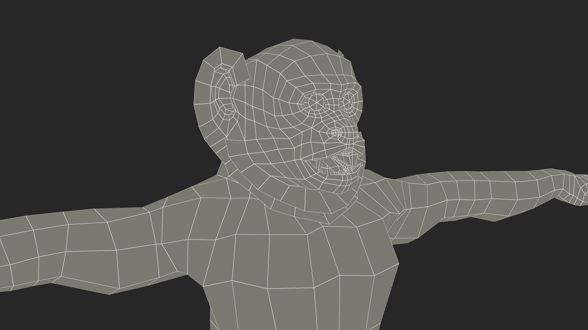 3D model Capuchin Monkey VR / AR / low-poly rigged animated | CGTrader