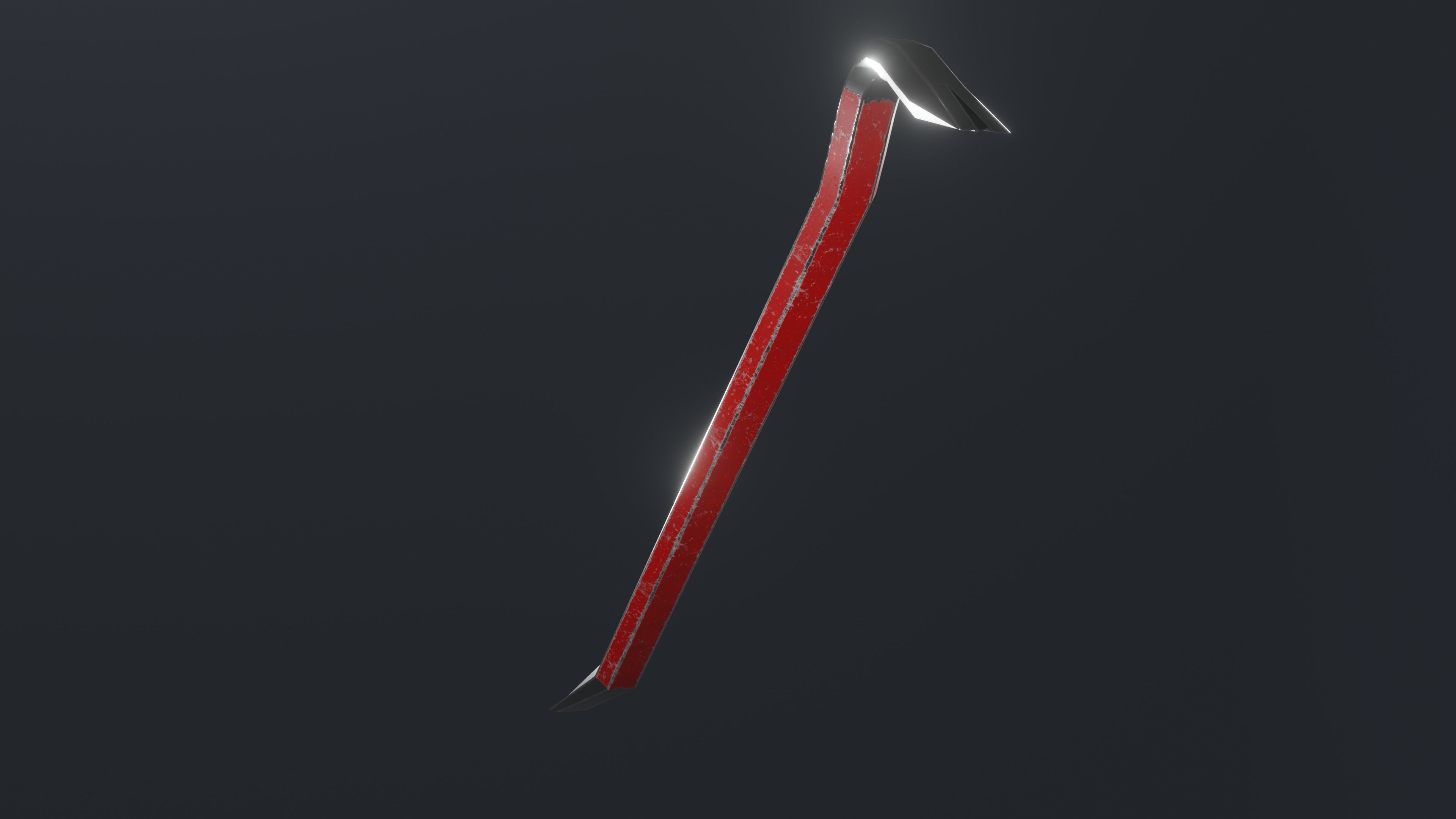 3D model Crowbar tool with handle VR / AR / low-poly | CGTrader