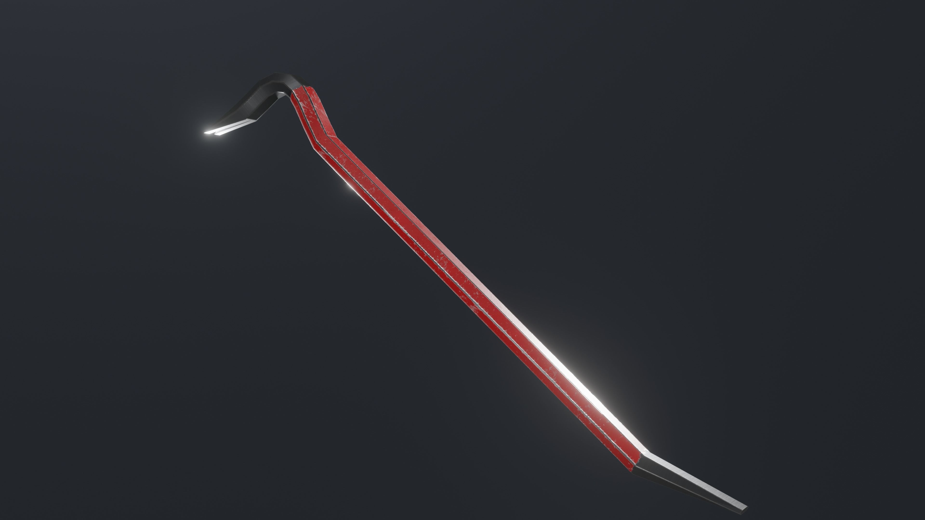 3D model Crowbar tool with handle VR / AR / low-poly | CGTrader