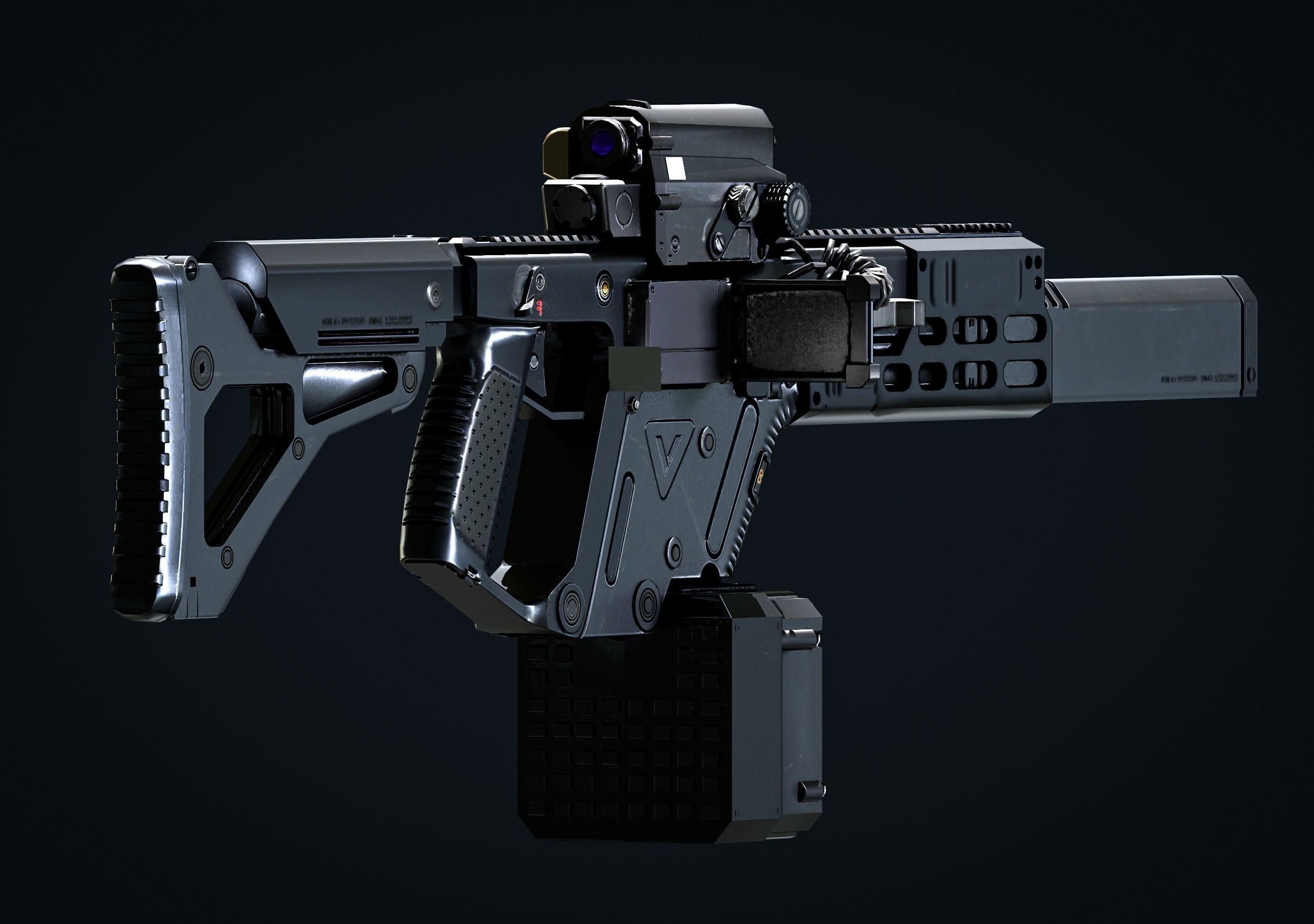 3D model Kriss Vector Gen 2 Game ready model VR / AR / low-poly | CGTrader