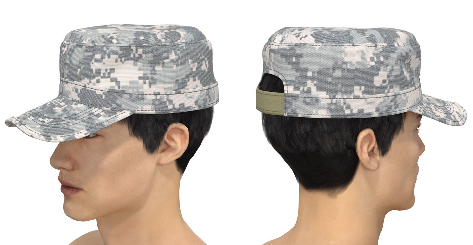 Army Cap - Marvelous Designer 3D model | CGTrader