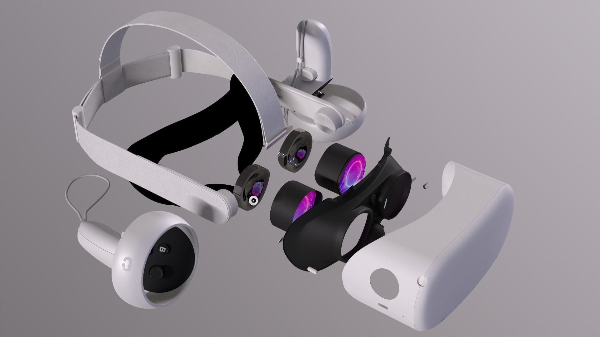 Oculus Quest 2 3D model | CGTrader