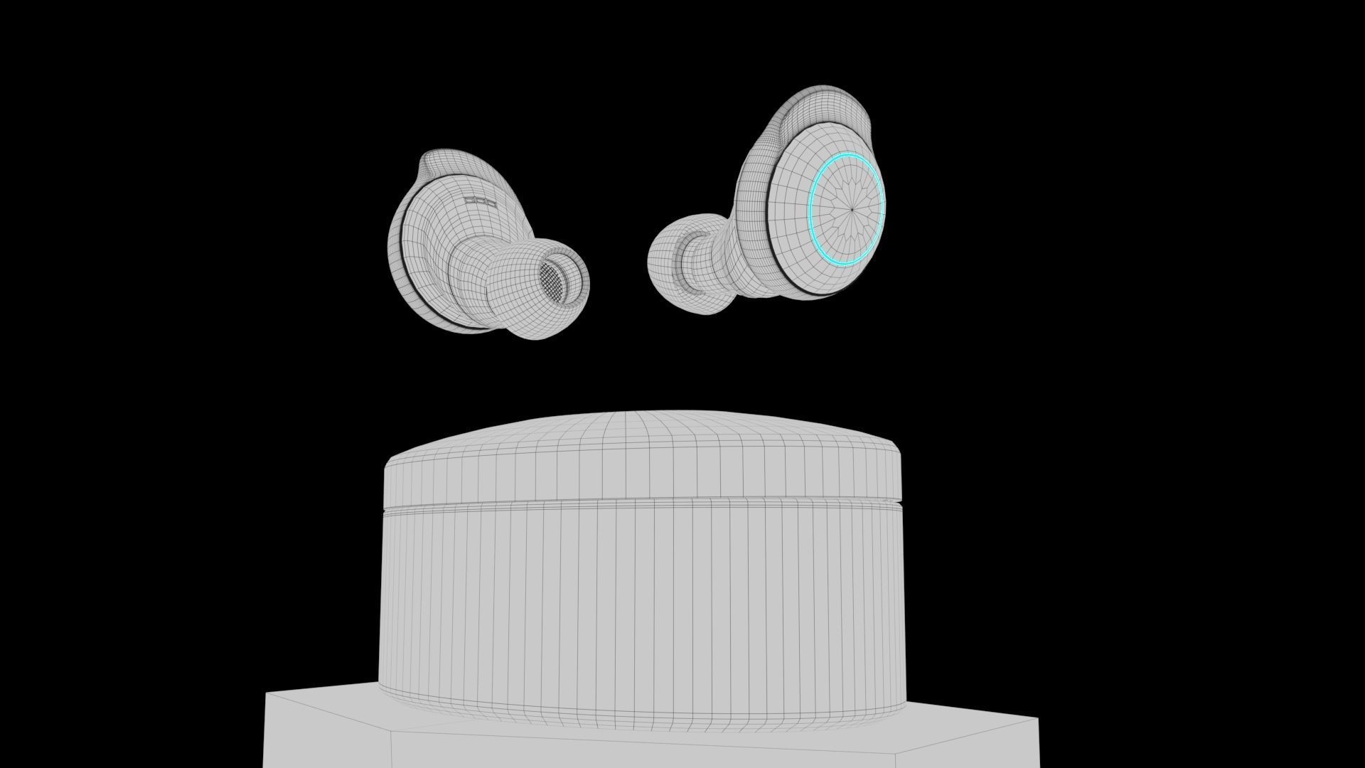 3D model low poly Ear buds 3Dmodel VR / AR / low-poly | CGTrader