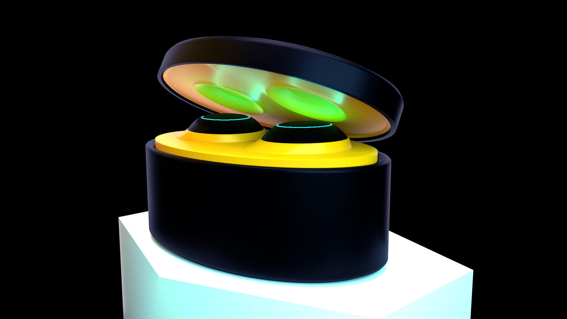 3D model low poly Ear buds 3Dmodel VR / AR / low-poly | CGTrader