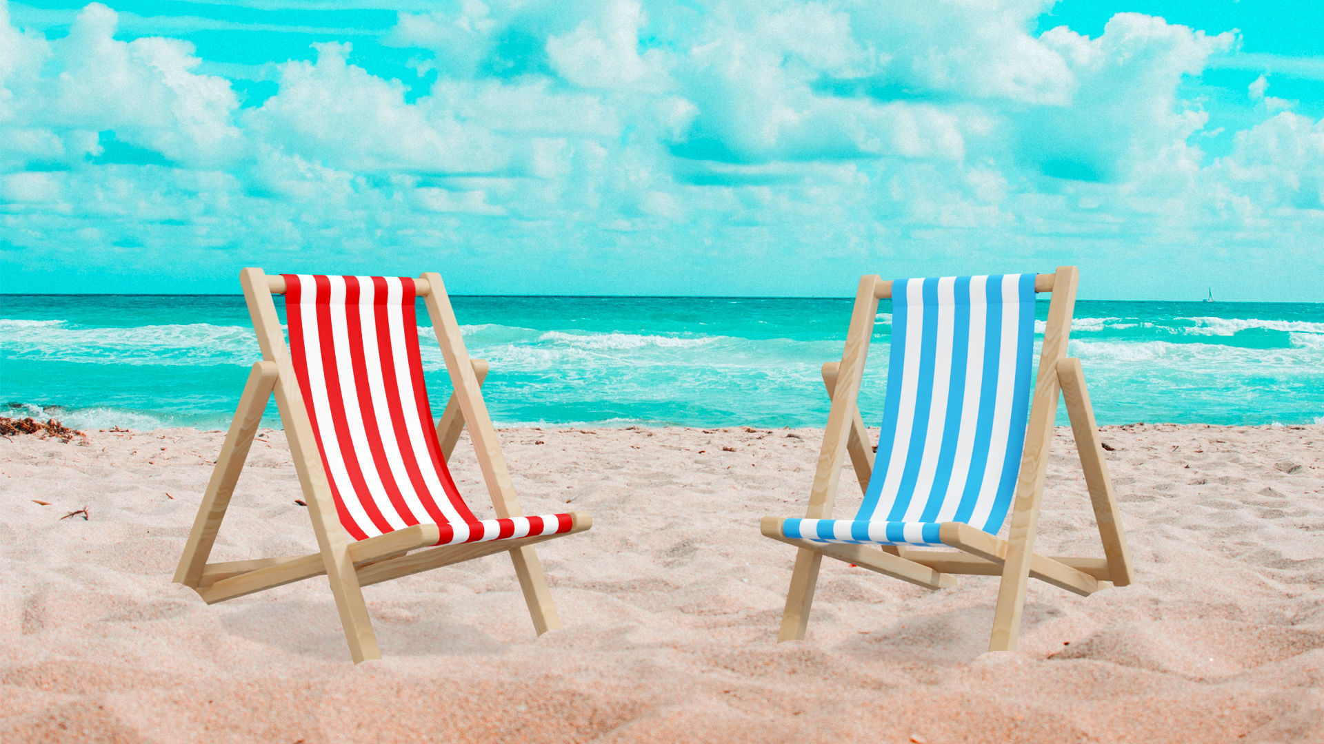 3D model Low poly Beach or Pool Chair VR / AR / low-poly | CGTrader