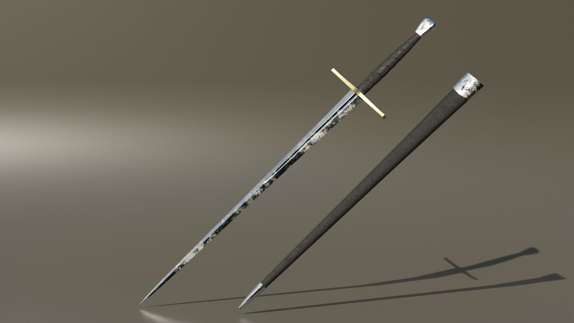 3D model Kings Long Sword VR / AR / low-poly | CGTrader