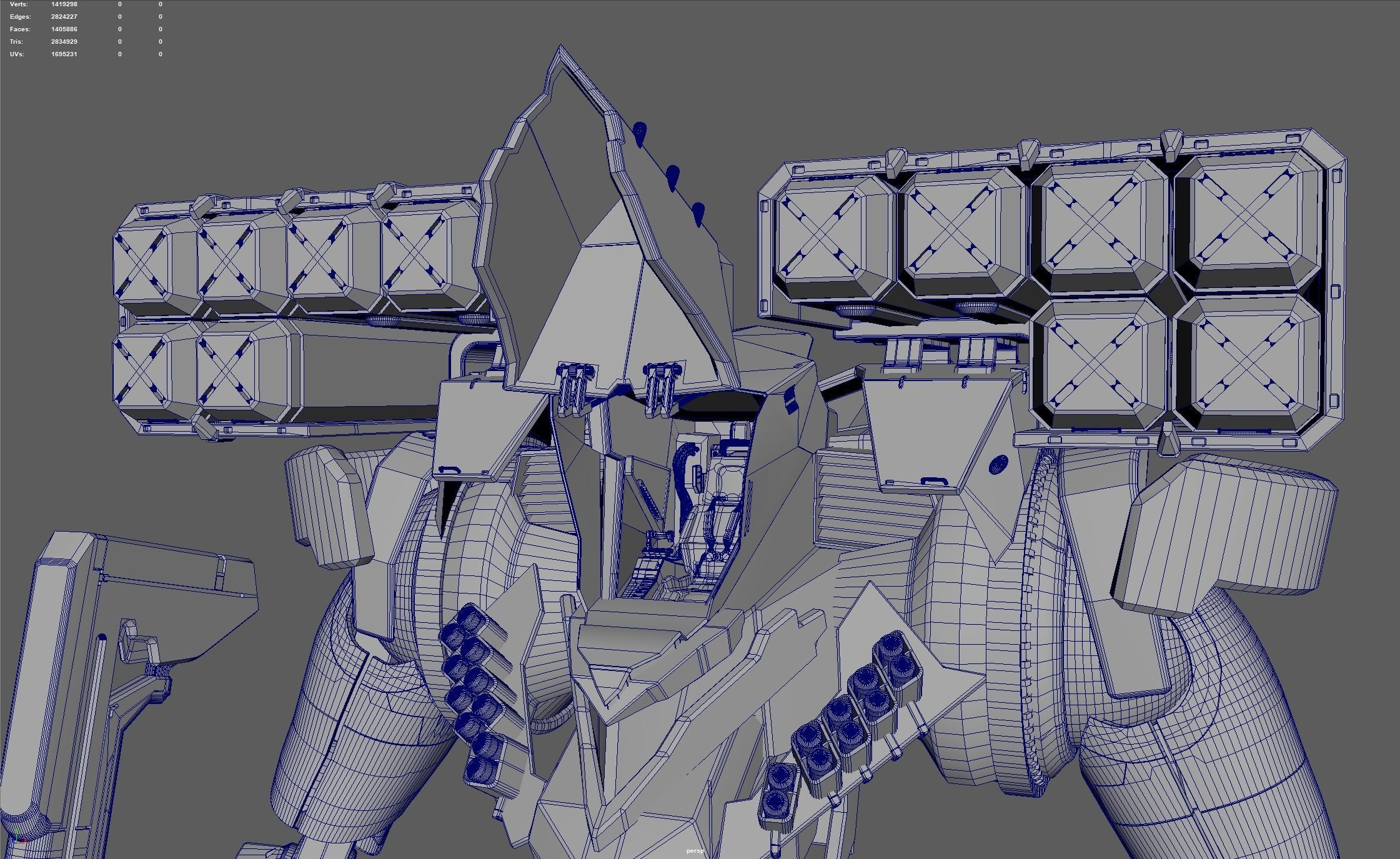 Assault Mech CH-01 3D model | CGTrader