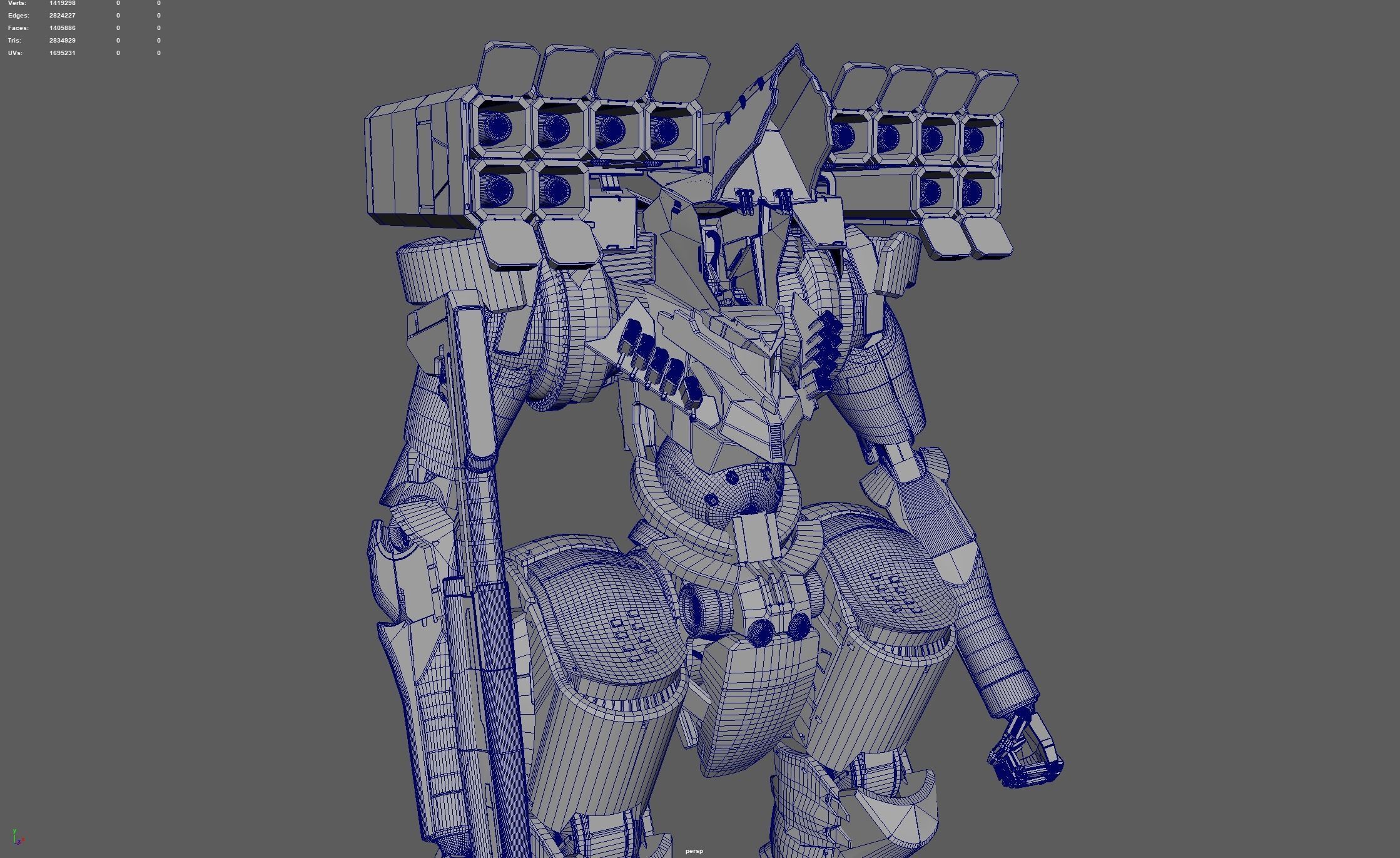 Assault Mech CH-01 3D model | CGTrader