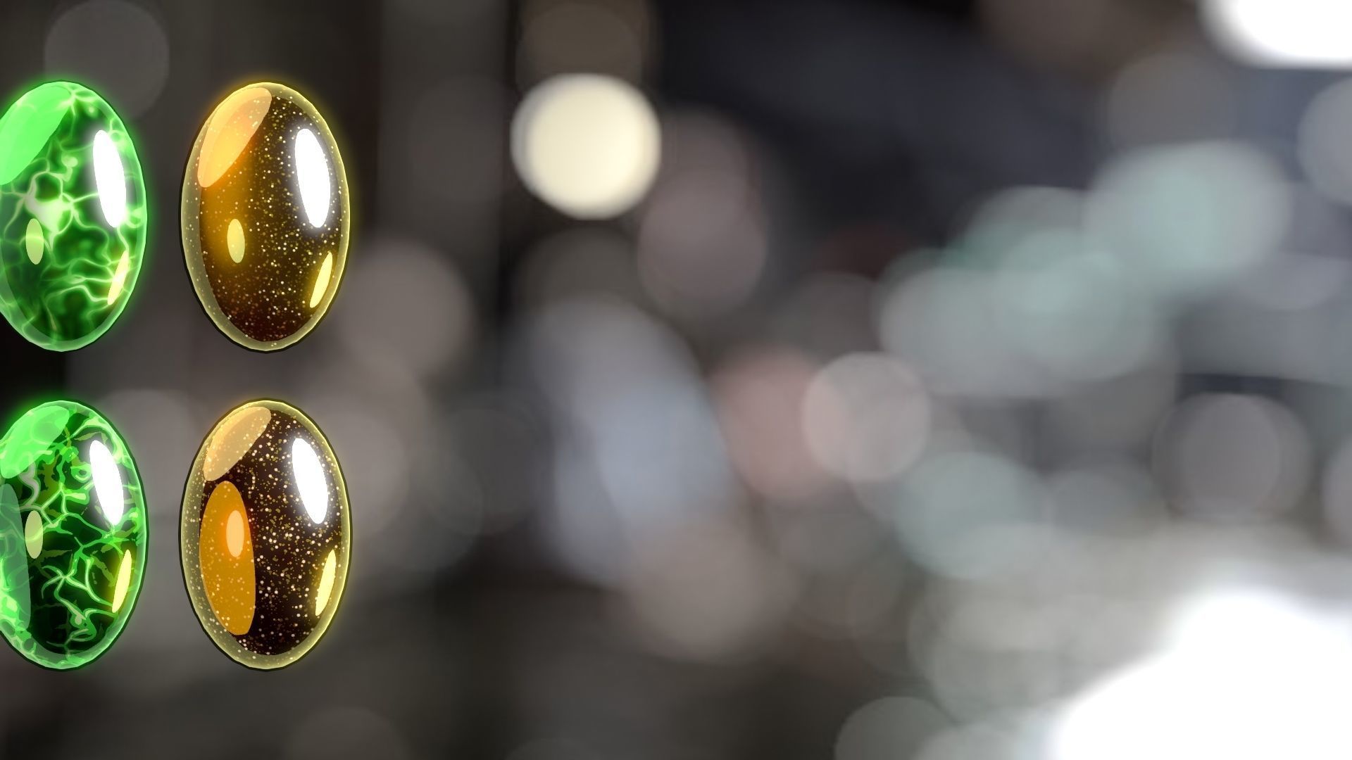 For Anime in Blender - Gems Shaders 3D model animated | CGTrader