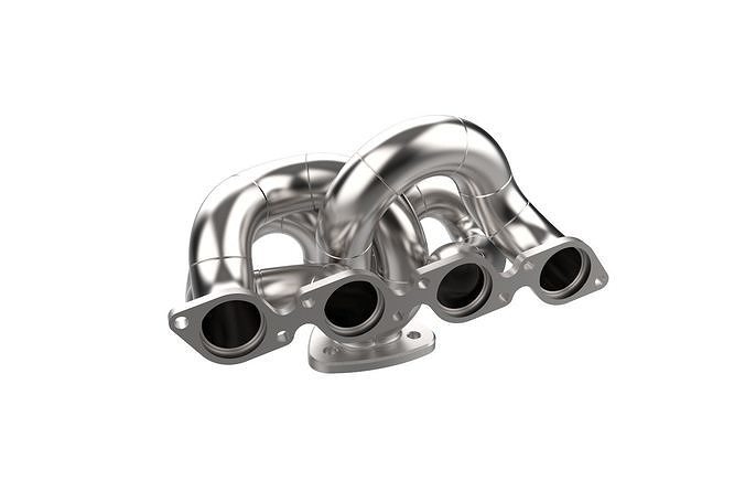 Exhaust manifold header 3D model 3D printable | CGTrader