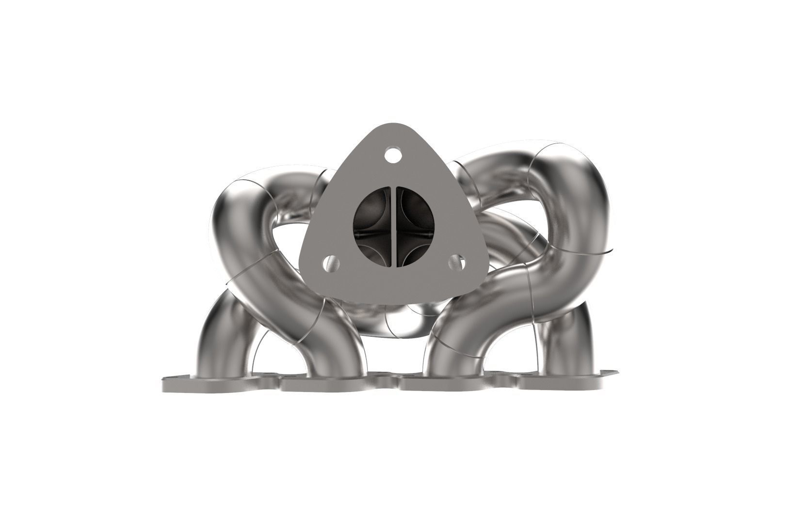 Exhaust manifold header 3D model 3D printable | CGTrader
