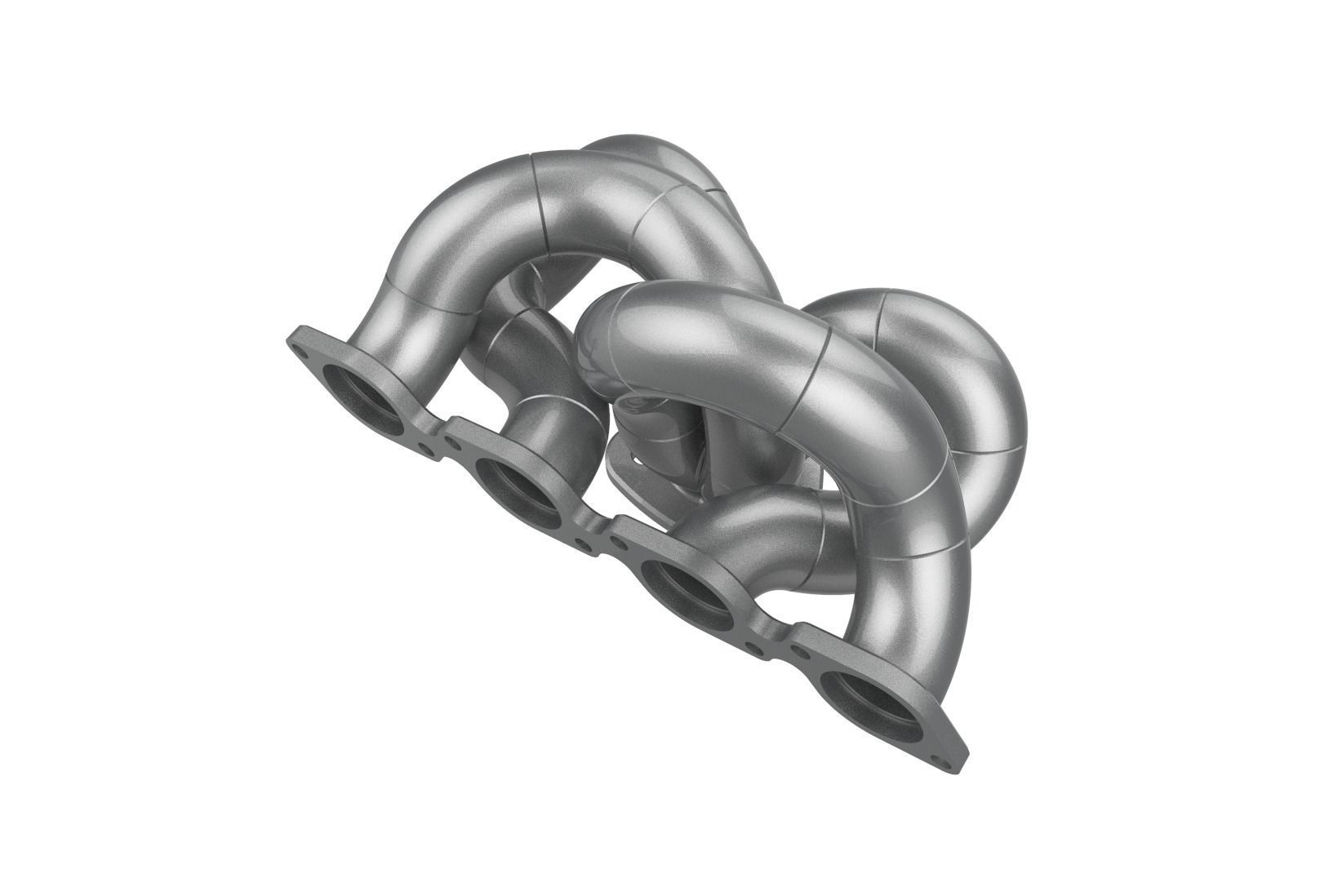 Exhaust manifold header 3D model 3D printable | CGTrader