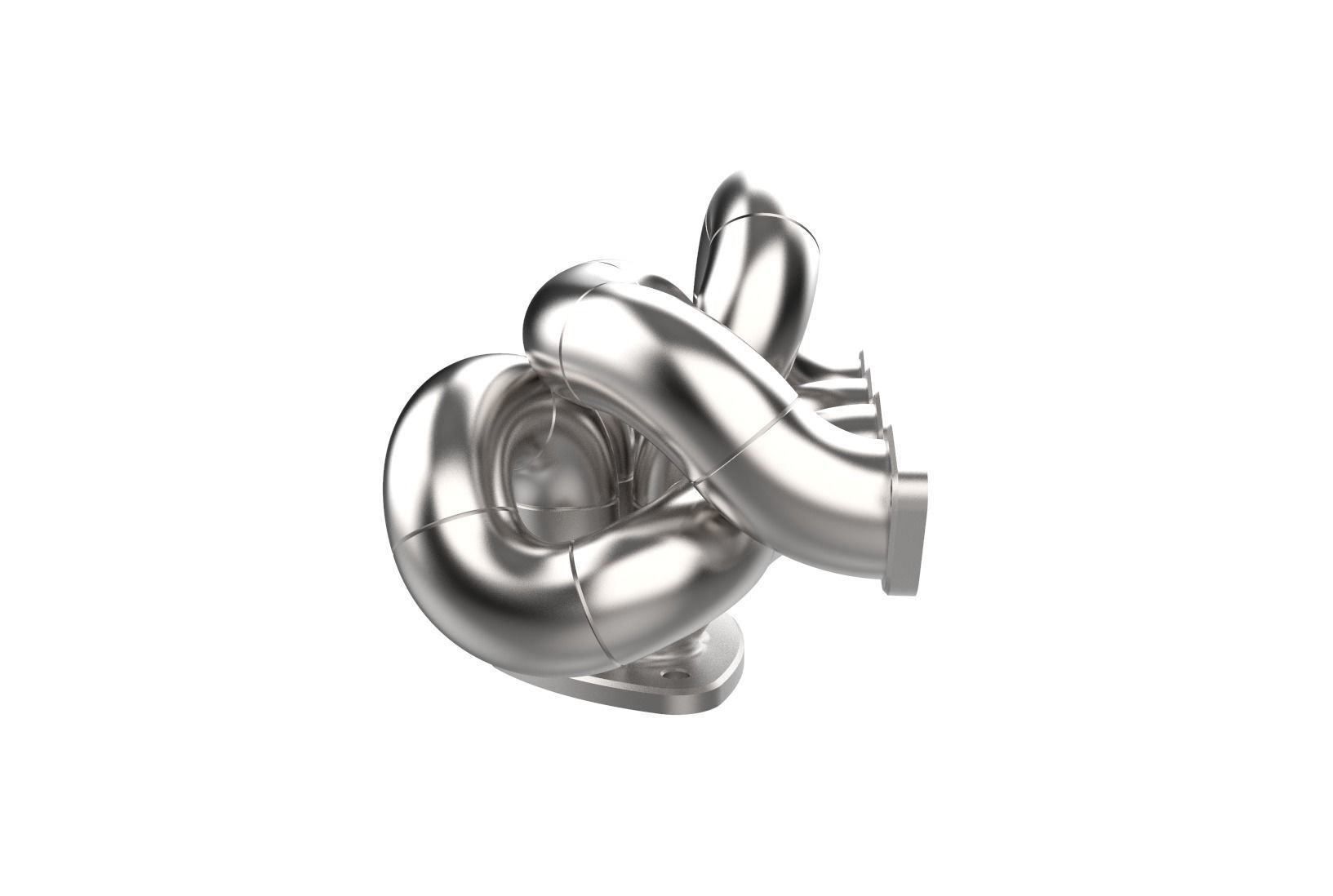 Exhaust manifold header 3D model 3D printable | CGTrader