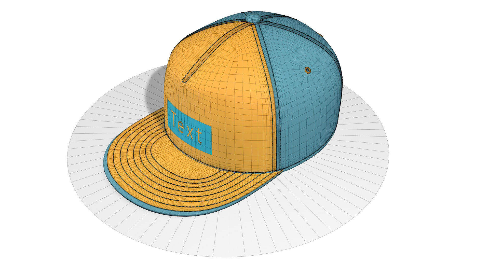 Cap header baseball R1 3D model | CGTrader