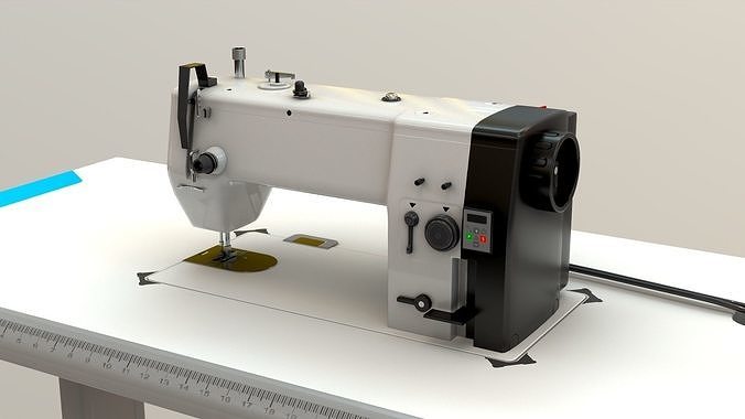 Sewing Machine Industrial 3D model | CGTrader
