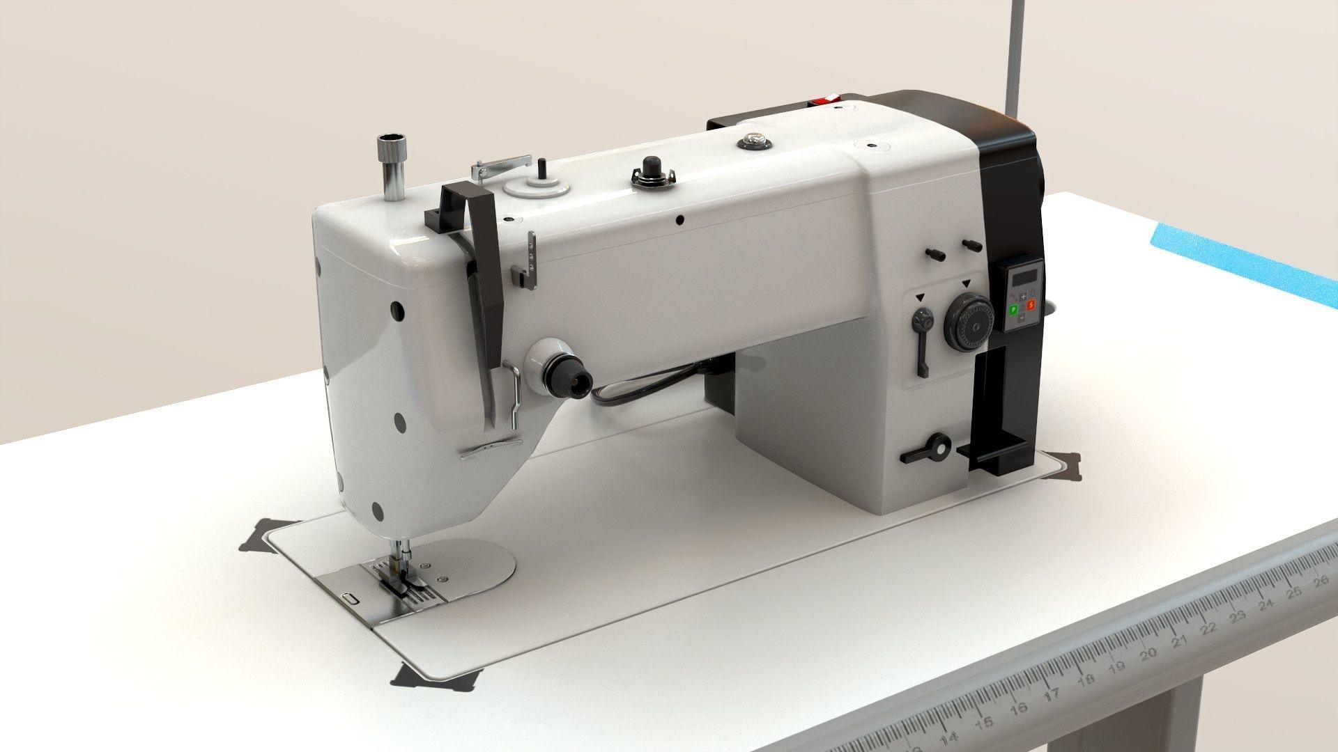 Sewing Machine Industrial 3D model | CGTrader