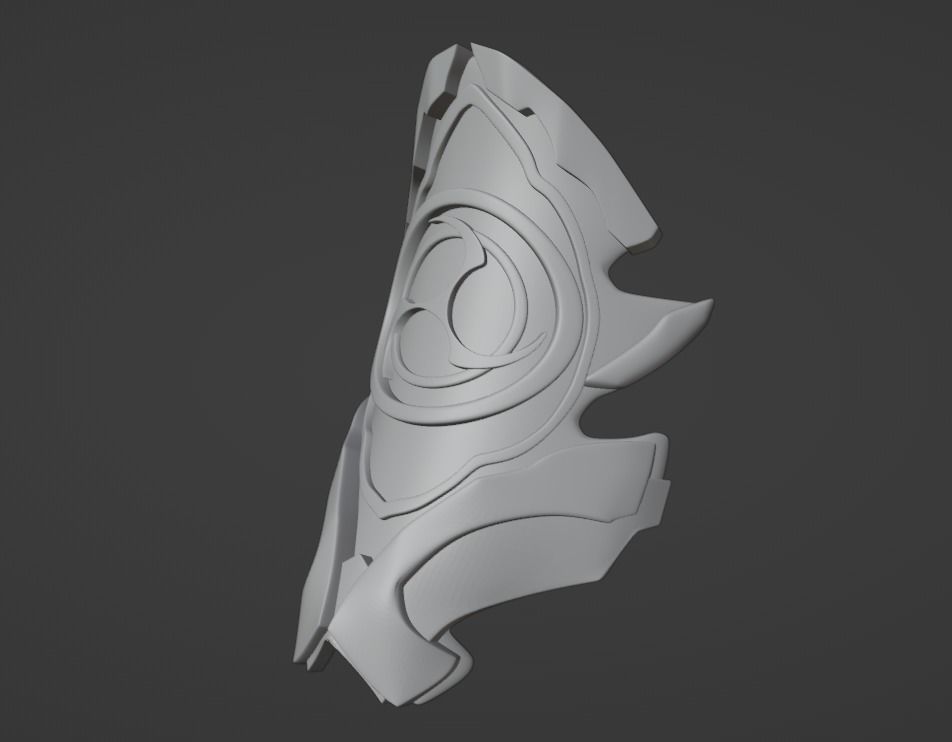 Raiden Shogun Shoulder Armor -- Cosplaying -- Genshin Impact 3D model ...
