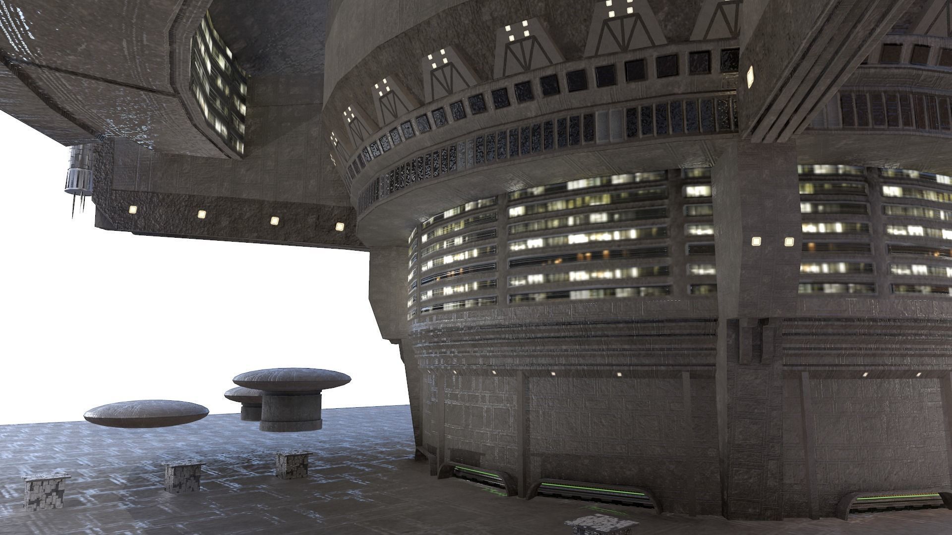 3D model Galactic Senate Building - Star Wars VR / AR / low-poly | CGTrader