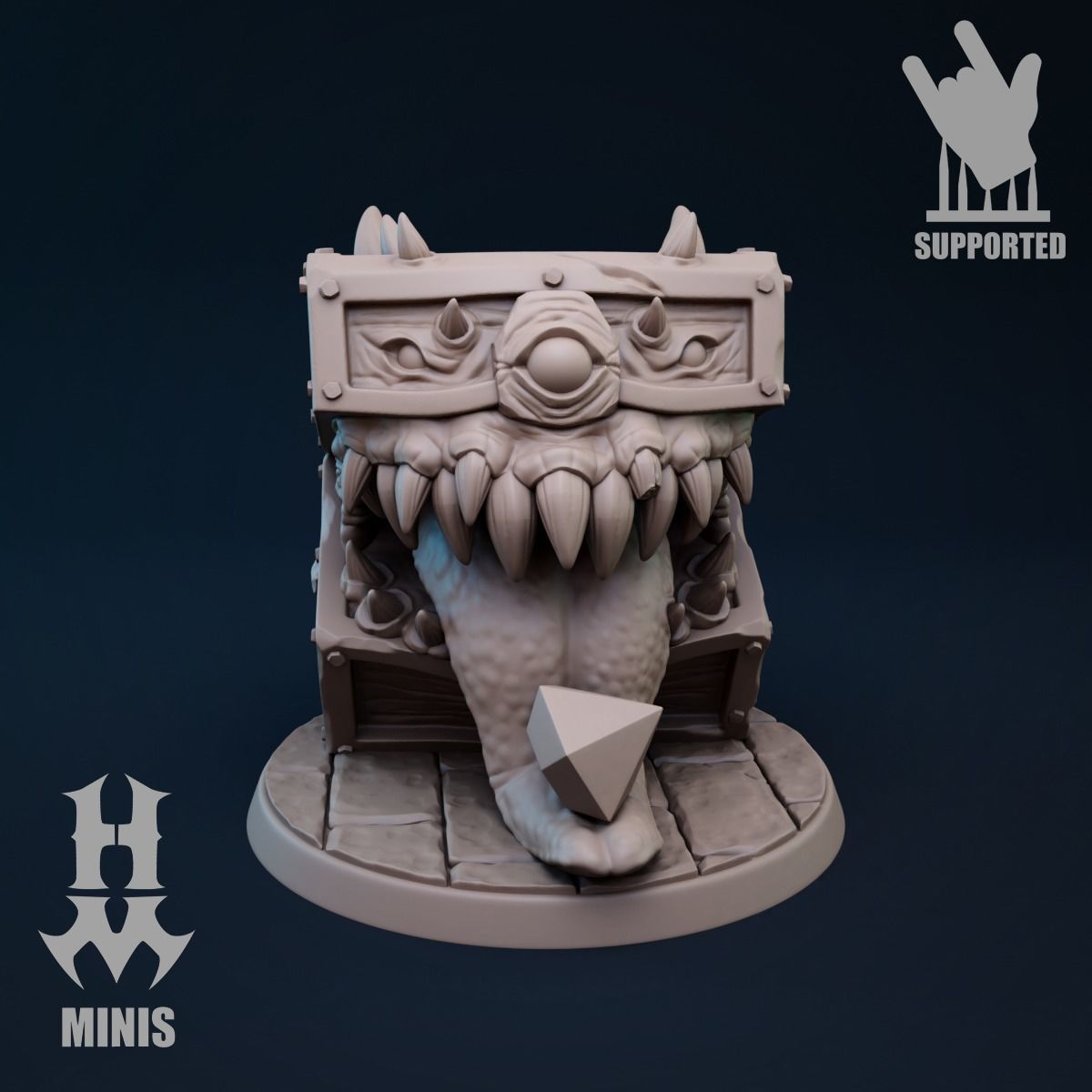 mimic chest box 3D model 3D printable | CGTrader